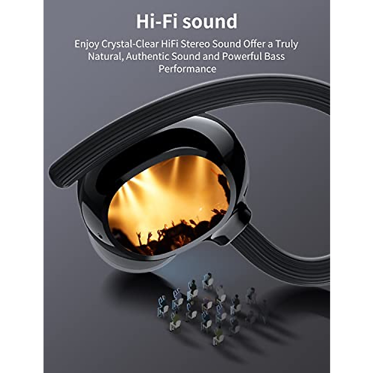 GUANGPONE Bluetooth Earbuds 5.3 in Ear Waterproof Sport Headphones 48 Playtimes Noise Cancelling Wireless Earbuds with Microphone Earphones for Gym Running Workout