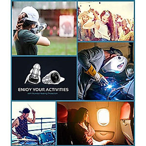 High Fidelity Concert Earplugs, Reusable Musicians Ear Plugs, 24dB Advanced Filter Technology Ear Protection