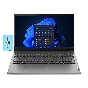 2022 Newest Lenovo ThinkBook 15 Gen 4 15.6" 60Hz FHD IPS Laptop 12th Gen (Intel i7-1255U 10-Core, 16GB RAM, 1TB PCIe SSD,Intel Iris Xe,Backlit KYB, FP, WiFi 6, BT 5.2, HD Webcam,Win11P) w/Hub
