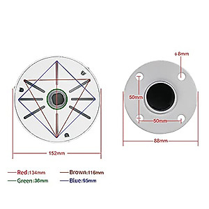 compcctv Security Camera Mount Bracket, Dome Camera Mount Universal Camera Wall Mounting Bracket for CCTV Security Camera/IP Camera