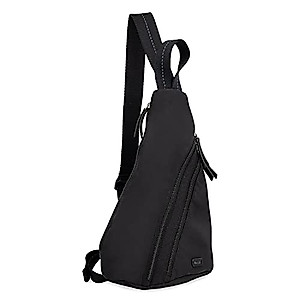 The Sak Esperato Medium Sling Backpack in Recycled Nylon, Black