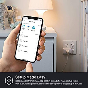 Kasa Smart Plug HS103P3, Smart Home Wi-Fi Outlet Works with Alexa, Echo, Google Home & IFTTT, No Hub Required, Remote Control,15 Amp,UL Certified, White, 3 Count (Pack of 1)