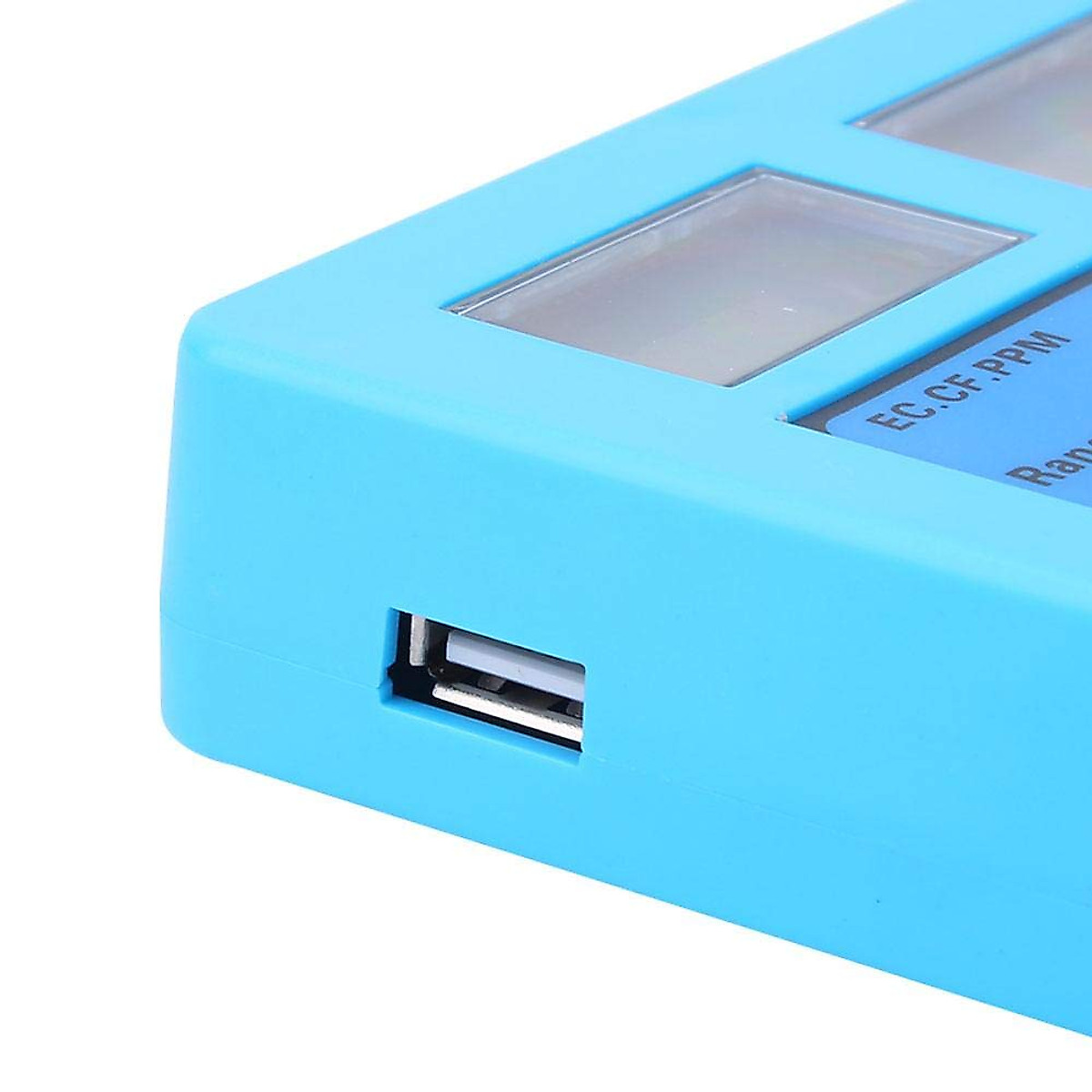 Digital Multiparameter 5 in 1 Temperature Meter Water Quality Tester Temp EC CF with LCD Display for Food Processing and Aquarium(US Plug 110V)