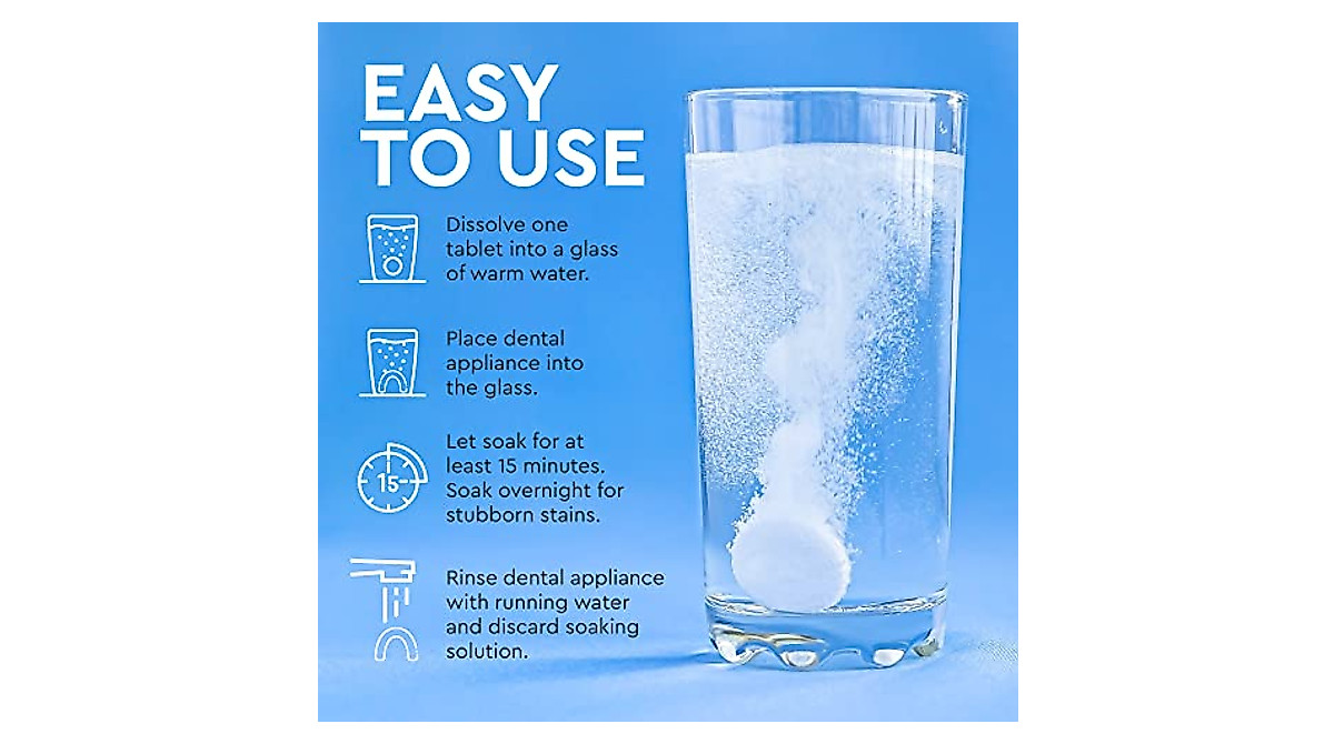 Venu Retainer Cleaner Tablets - 120 Effervescent Tabs