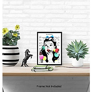 Somewhere Over the Rainbow Wall Art - Wizard of Oz Gifts - Dorothy Pop Art Poster Print - The Wizard of Oz Decor - Andy Warhol Contemporary Picture - Home Decoration for Girls Bedroom, Living Room