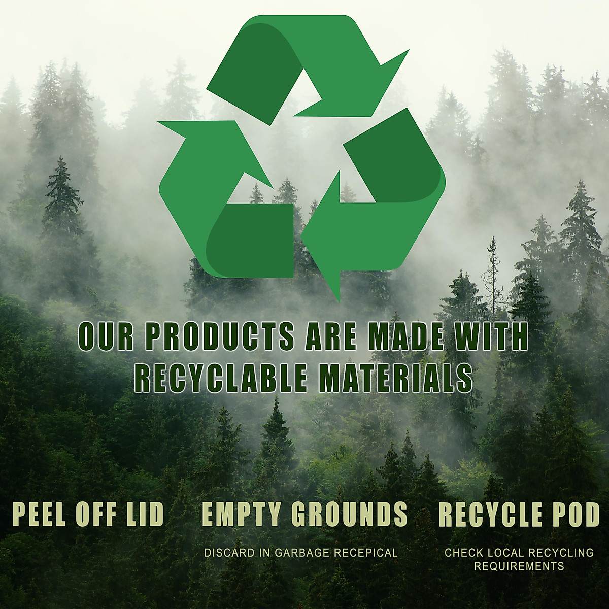 CozyUp Specialty Dark, Single-Serve Coffee Pods for Keurig K-Cup Brewers, Dark Roast Coffee, 100 Count