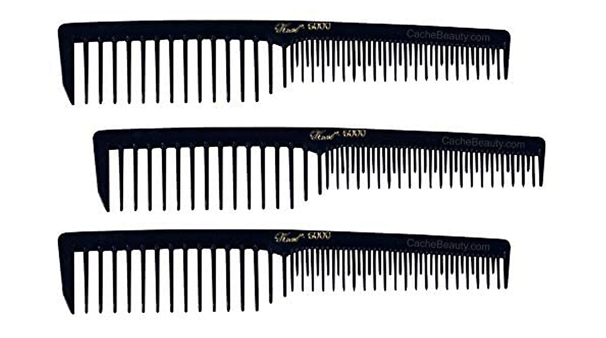 Krest Pro Care: Krest Black Space Tooth Comb #6000 (3 - PACK) — 🛍️ The ...