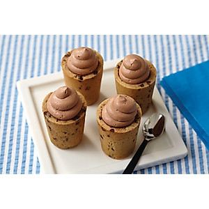 Wilton Cookie Shot Glass, 6-Cavity - Bake Perfect Sweet Shooters with this 6-Cup Cookie Shot Glass Pan, Non-Stick Round Pan Made of Steel