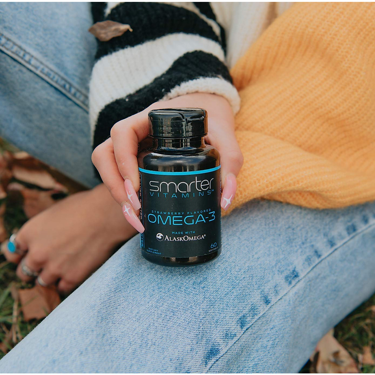 (3 Pack) Smarter Omega 3 Fish Oil, Berry Flavor, Burpless, Tasteless, 2000mg, DHA EPA Triple Strength Brain, Joint and Heart Support, Made with AlaskOmega®