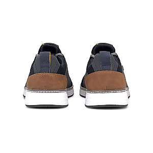 bugatti Men's Sneaker Loafer, Dark Blue, 8.5