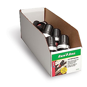 Rain Bird PRF07530S Drip Irrigation In-Line 30 PSI Pressure Regulating "Y" Filter, 3/4" Male Pipe Thread,Black