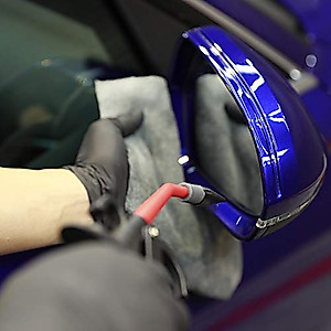 SGCB Pro Air Pressure Blow Gun, 230 Max PSI High Power Air Nozzle Blow Gun Adjustable Air Flow Trigger Angle Ben Jet Nozzle Rubber Tip 1/4" Air Inlet Adapt To Air Compressor For Car Clean Care Detail