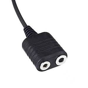 Fumei Walkie Talkie Audio Cable Adapter Compatible with Baofeng BF-9700 UV-9R+ Plug to Kenwood HYT TYT Baofeng UV-5R 2Pin Headset Port