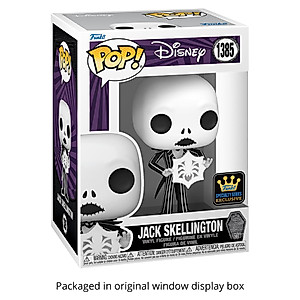 Blue Salamander Emporium Protective Case Bundled with Vinyl Figure – The Nightmare Before Christmas 30th Anniversary – Jack Skellington with Snowflake #1385 Specialty Series