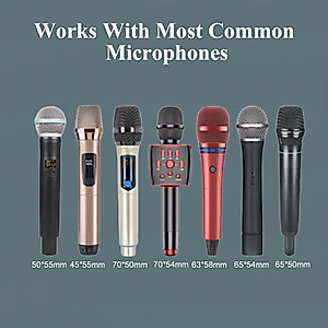 Fielect Microphone Cover Sponge Foam Mic Cover Handheld Microphone Windscreen Shield Protection Mic Foam Filter Cover White for Karaoke DJ, KTV, Broadcasting
