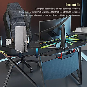 Dust Cover for PS5, Oxford Cloth Vertical Dust Guard Protector for PS5 Digital Console and for PS5 CD ROM Console (Grey)