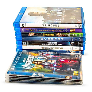 Tarifold Blu-Ray Disc Protective Sleeve with Closing Flap and Space for Cover – 50/Pack (10283)