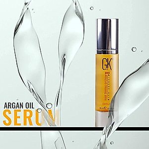 Global Keratin GK Hair Moisturizing Conditioner (33.8 fl.oz/1000ml) - Hair Smoothing Serum - 100% Pure Organic Argan Oil 1.69 Fl Oz