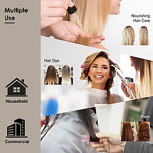 Icoget Standing Hair Steamer for Nature Black Hair, Hooded Heating Steam Cap for Deep Conditioning w/Adjustable Height and Angle, Hot Mist for Hydration and Color Processor, Home Salon Use