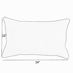 Mozaic Company Sunbrella Dolce Oasis Outdoor Pillow Set, 1 Count (Pack of 1)