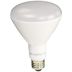 TCP LED10BR3027K 10W LED BR30 Flood Lamp 65W Equivalent Light Bulb with Non-Dimmable, Soft White