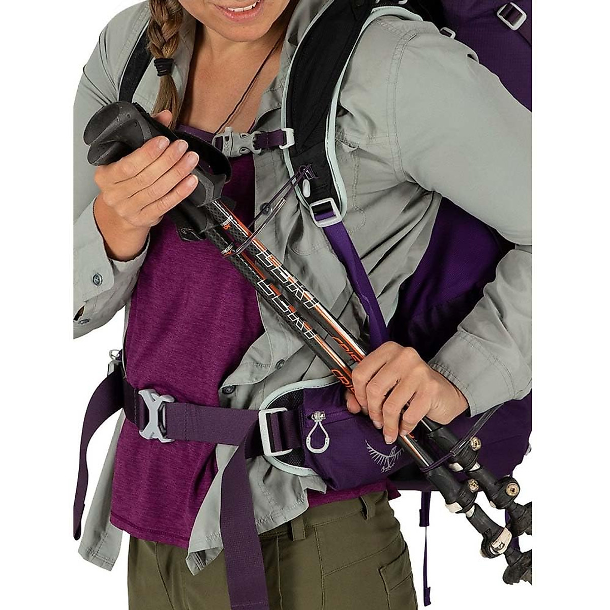 Osprey Tempest 40 Women's Hiking Backpack, Violac Purple, WM/L