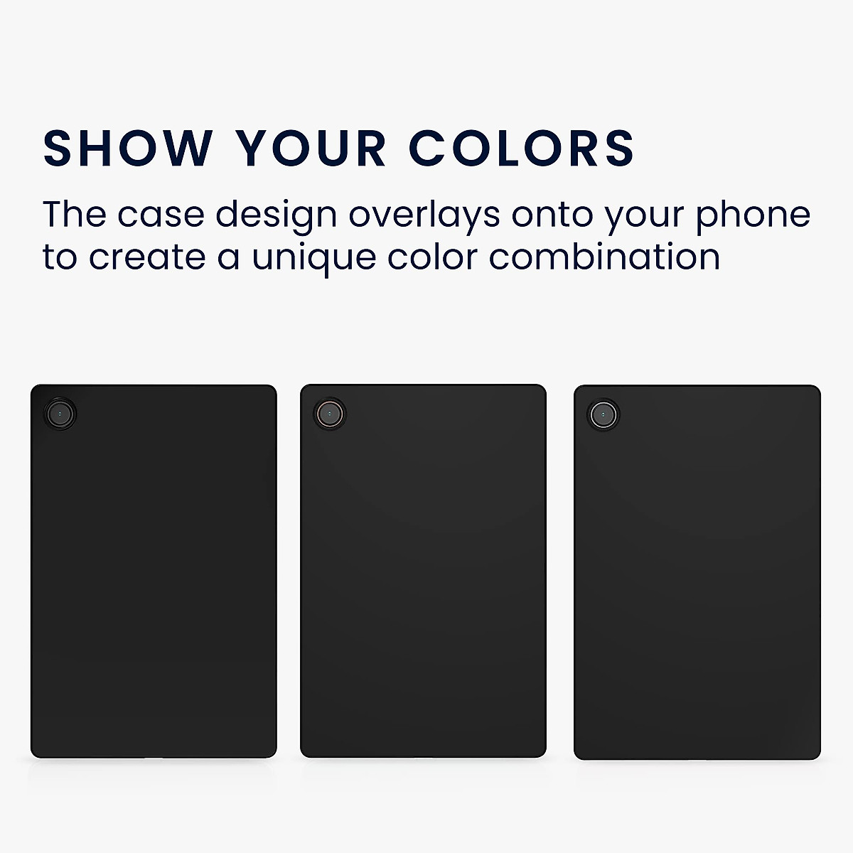 kwmobile TPU Silicone Case Compatible with Samsung Galaxy Tab A8 10.5 (2021) - Case Soft Flexible Shock Absorbent Cover - Black