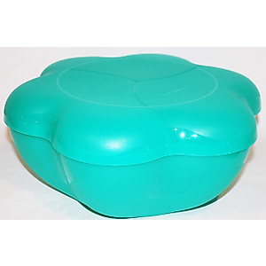 Tupperware Chip N Dip with Dip Bowls 1.5 Gallon Teal