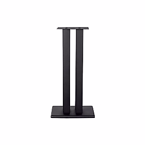 Monolith Speaker Stands - Sturdy Construction, Rectangular Columns, Rectangular Columns, 32 Inch, Black