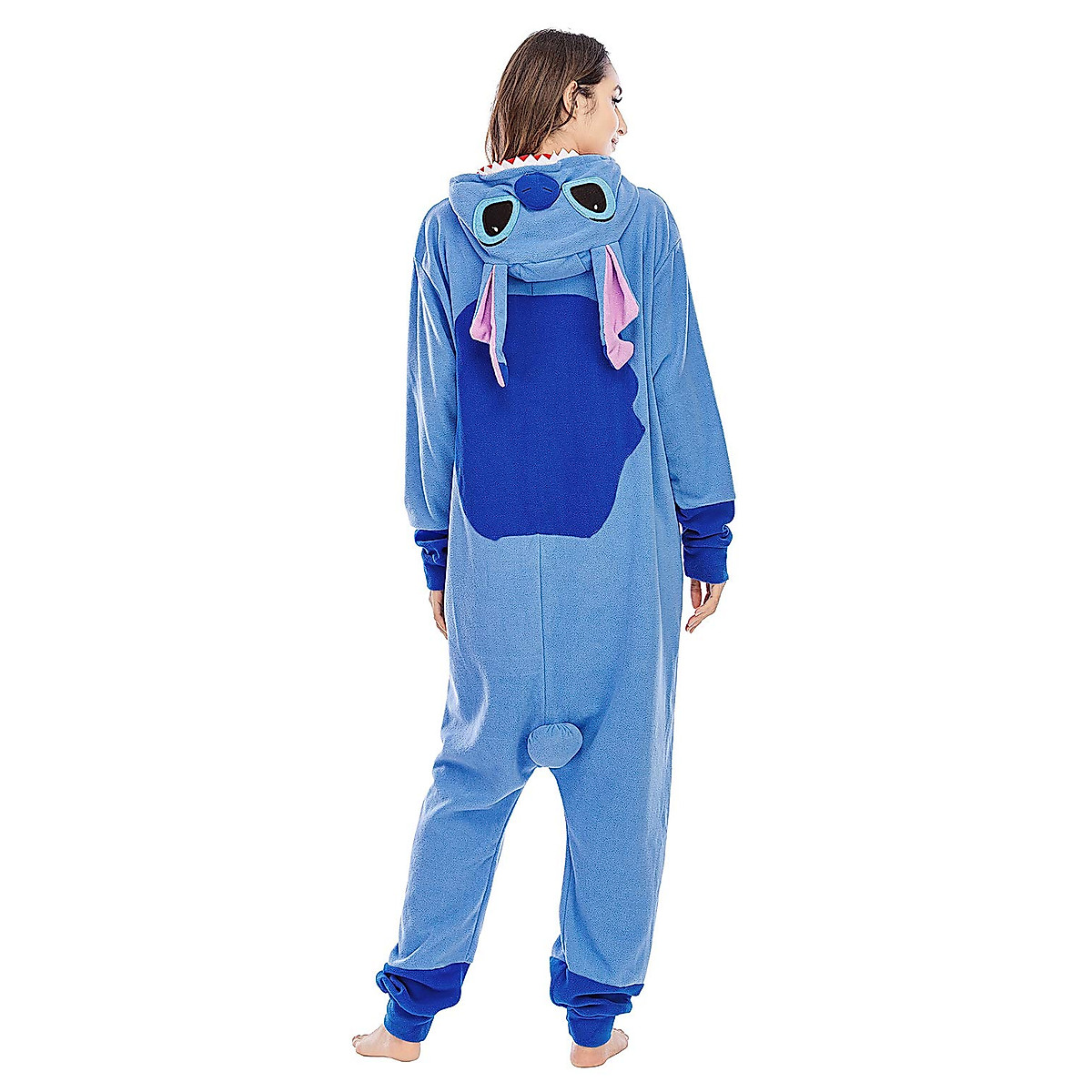 Etoson Onesie Cosplay Halloween Costume Unisex Animal Pajama,Blue,M