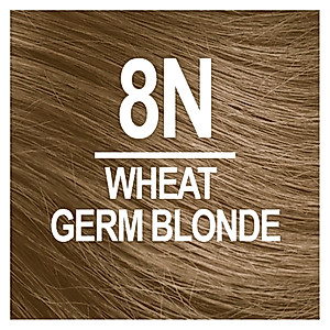 Naturtint 8N Wheat Germ Blonde Permanent Hair Color (Pack of 1), Ammonia Free, Vegan, Cruelty Free, up to 100% Gray Coverage, Long Lasting Results (Packaging may vary)