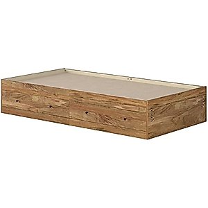 Sauder Cannery Bridge Twin Mate's Bed in Sindoori Mango, Sindoori Mango Finish