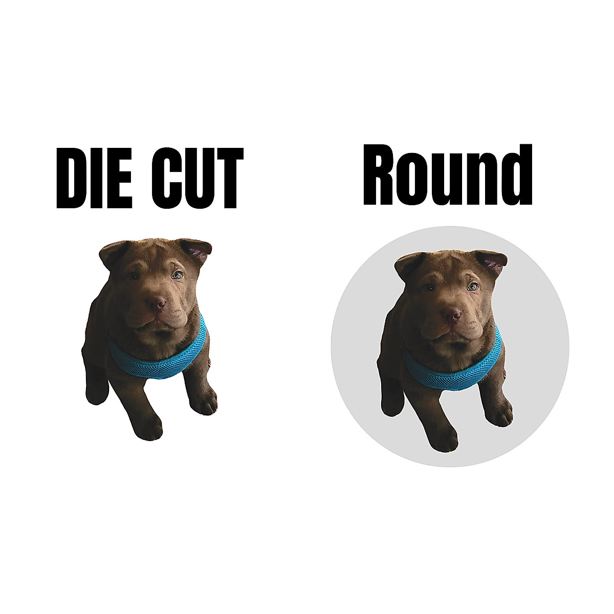 VulgrCo Custom Design Your Own Personalized Labels Stickers Decals Text Name Image Photo 120 Pack