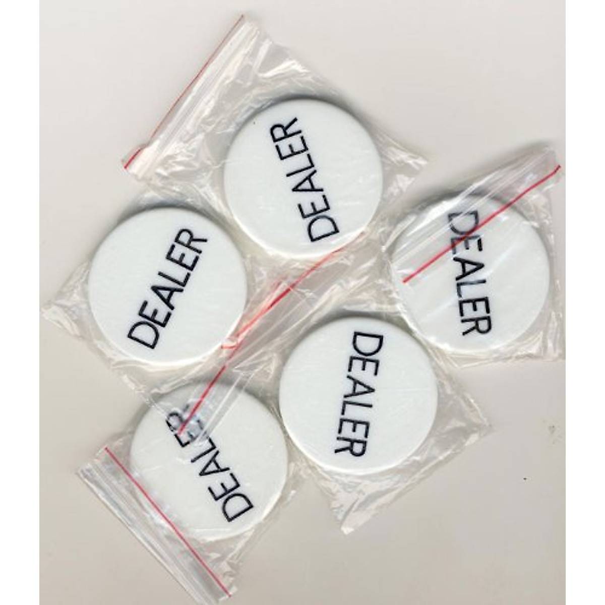 Spinettis 5 Dealer Buttons 2 INCH Texas Holdem Poker Casino