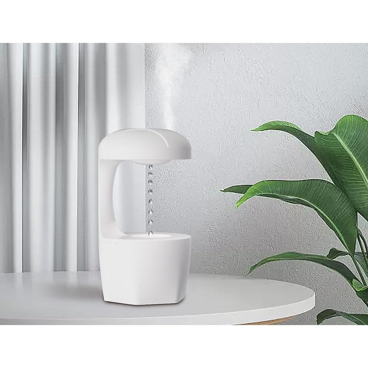 RooXchowla Humidifiers for Bedroom, Anti Gravity Humidifier, Water Drop Humidifier with Night Light,Rain Cloud Humidifierhigh-capacity Silent humidifier for Bedroom/Baby Nursery/Bathroom/Living Room.
