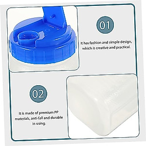 HOMSFOU Korean Style Cold Water Jug Clear Plastic Pitcher Glass Water Bottle Lemon Pitcher Plastic Water with Lid Orange Juice Beverage Pp Adorable Plastic Kettle Wattle Jug Milk Bottle