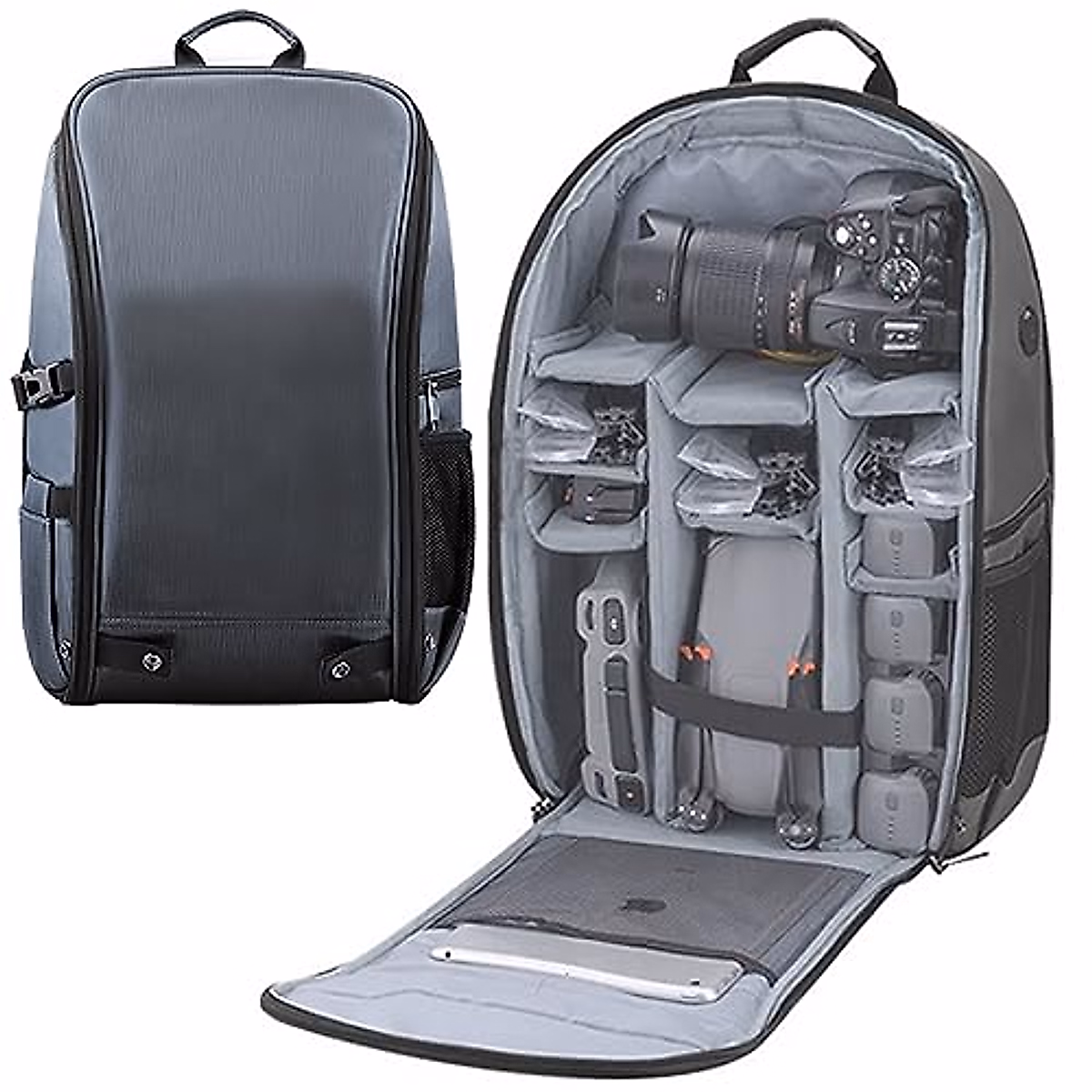 Honlyn Storage Bag for DJI Air 3/FPV Combo/Avata Drone Backpack Remote Control Handle Waterproof Case for Glasses 2/V2 Accessories (Gray)