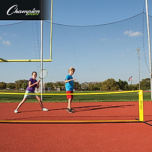 Champion Sports Portable Tennis Game: Racket, Ball and Net Set for 2 Players - 12 feet