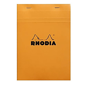 Rhodia Notepad, No16 A5, Squared - Orange