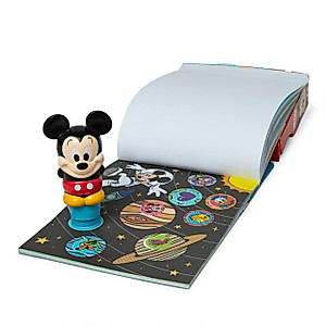 Melissa & Doug Sticker Wow!™ 24-Page Activity Pad and Sticker Stamper, 300 Stickers, Arts and Crafts Fidget Toy Collectible Character – Disney Mickey Mouse