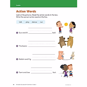Scholastic Success with Grammar Grade 1 Workbook