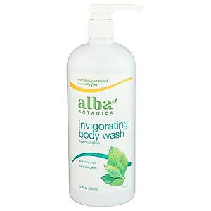 Alba Botanica Alba Botanica Very Emollient Bath and Shower Gel Sparkling Mint 32 oz