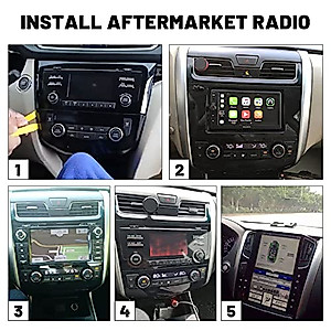 NuIth 70-7552 Radio Wiring Harness Connector w/Antenna Adapter Plug Replacement for Nissan 2007-2019, Infiniti 2008-2013, Subaru 2008-2013 Mount Aftermarket CD Player Stereo Receiver Wire Adaptor