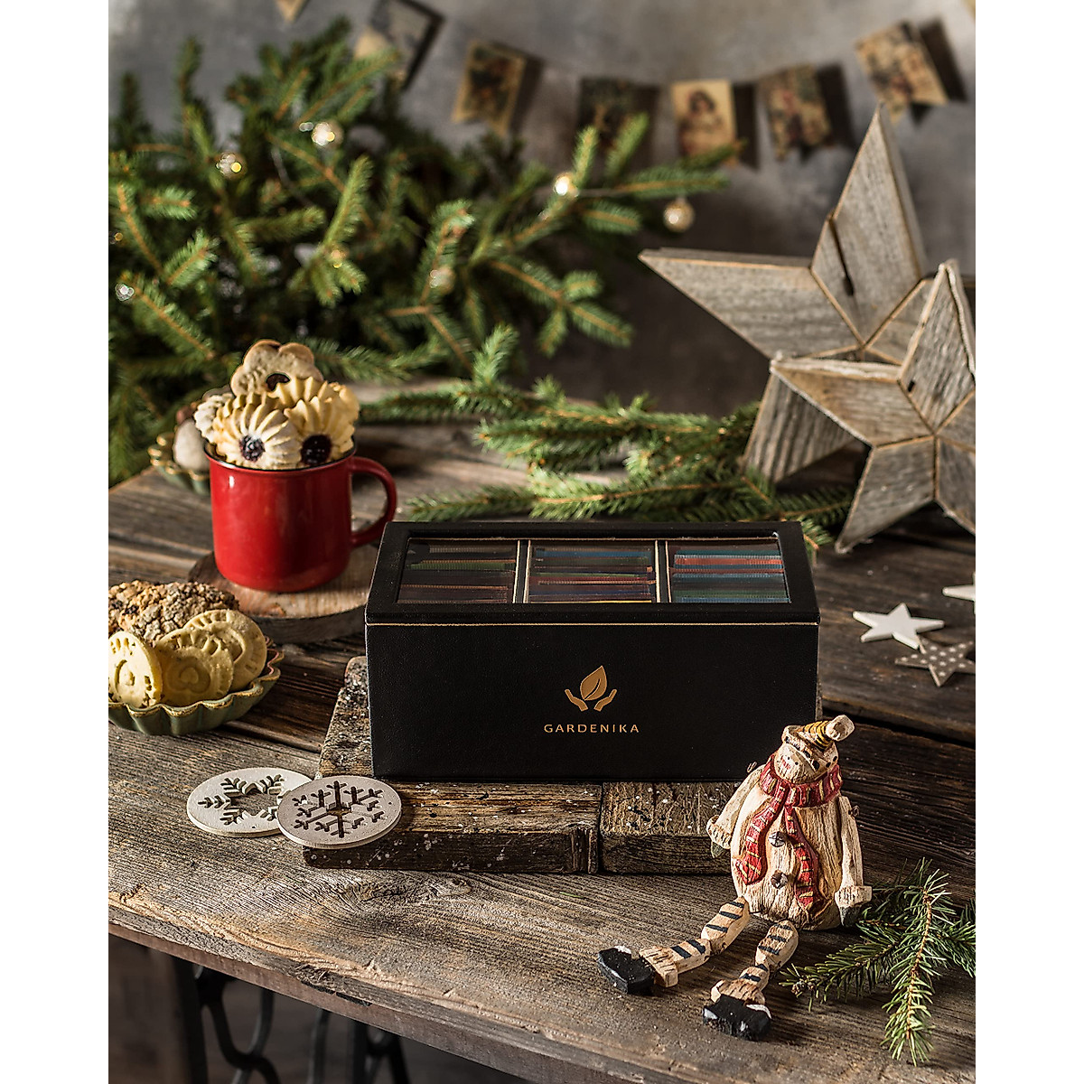 Stash Herbal Tea Sampler Gift Set Box - Naturally Caffeine Free Variety Pack - Holiday Gourmet Sets for Women Men - 60 Count, 20 Different Flavors