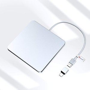 VersionTECH. External DVD Drive, USB Type-C DVD Player Portable External CD/DVD Drive for Laptop CD DVD +/-RW Drive Player CD ROM Burner Writer Compatible for Apple MacBook Pro iMac Laptop Desktop PC