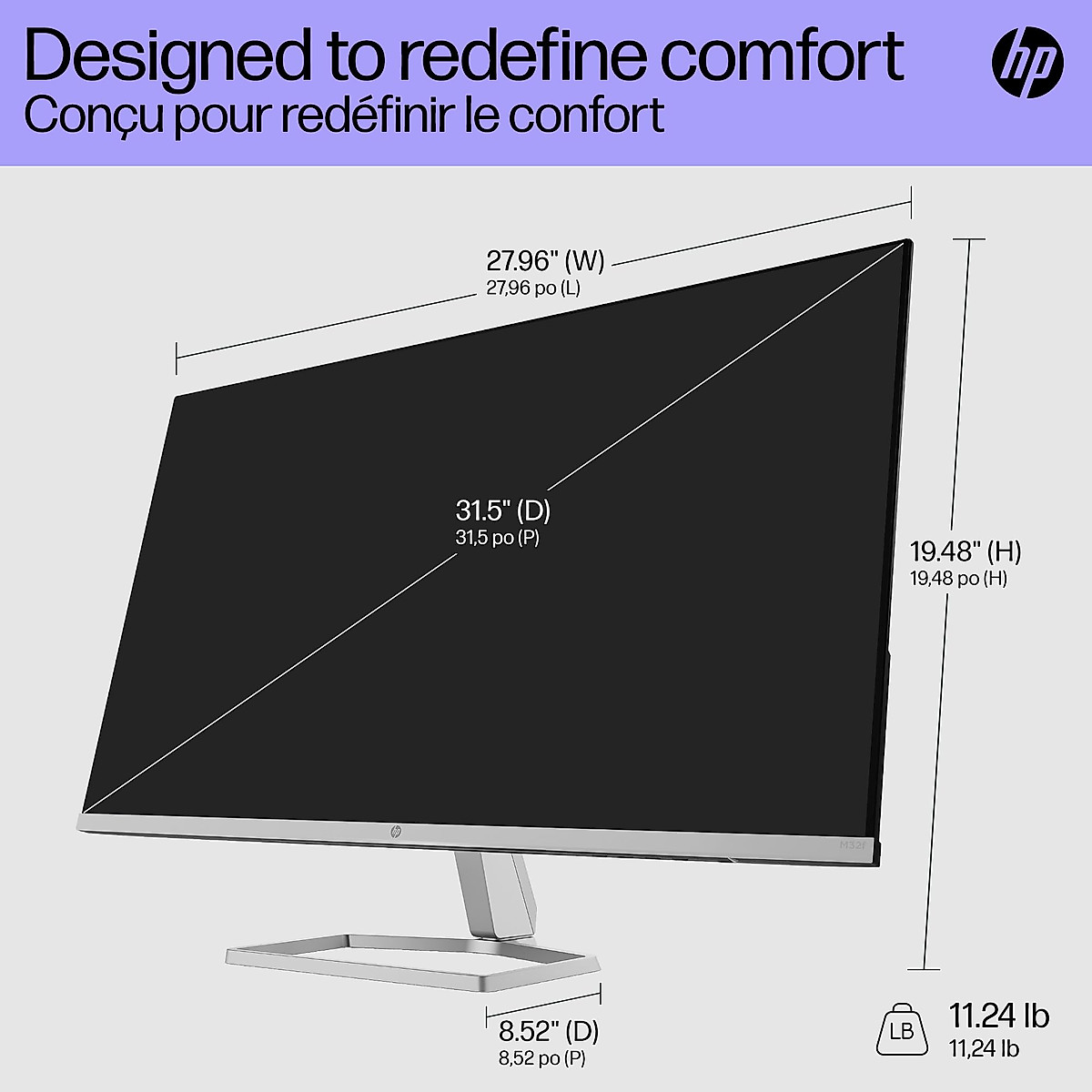 HP M32f FHD Monitor