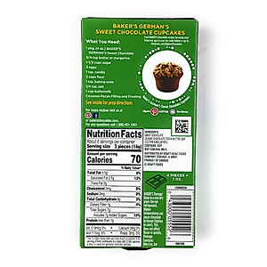 Baker's German's Chocolate, 4-Ounce Bars (Pack of 4)