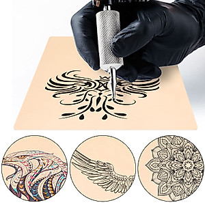 30 Sheets Skin Practice 8 x 6 Inch Double Sides No Ink Needed Skin Practice Pad, Microblading Eyebrows or Lips Practice, Microblading Supplies for Beginners and Artists