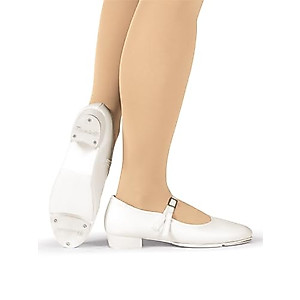 Theatricals Womens Slide Buckle Tap Shoes Black 07.0M T9200