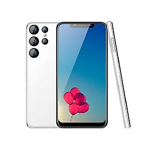 zsddzzy 6.52 inch Screen，Y200，Android Smartphone ，Dual SIM Card，1GB RAM 16GB ROM，Only Supports Dual SIM Card Frequency Band of 3GWCDMA ：850/2100MHZ，Unlocked Cell Phone(White)